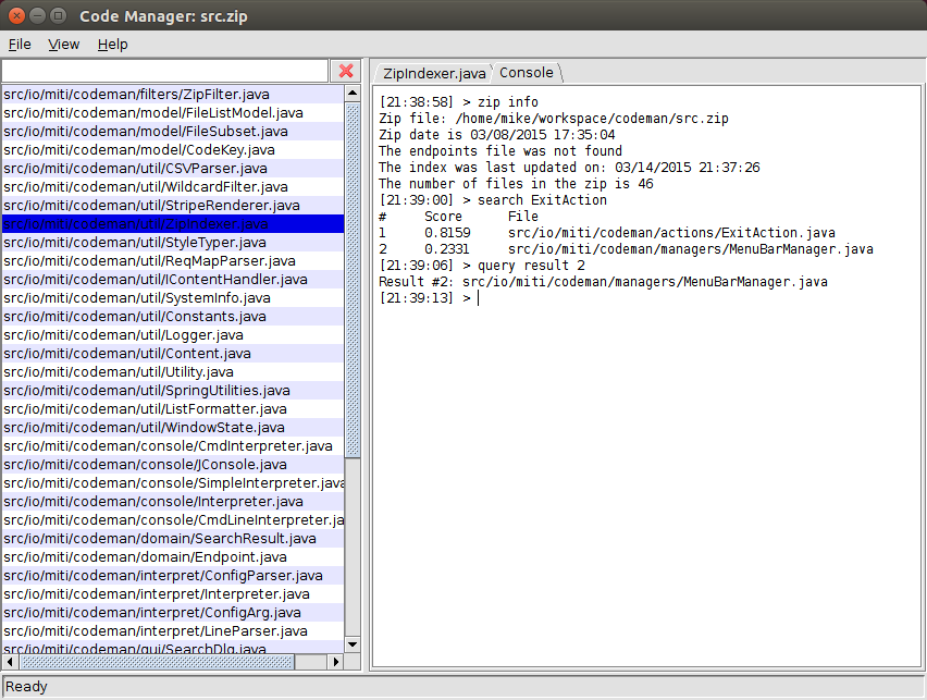 GitHub - argonium/codeman: Search files inside a zip or jar file.